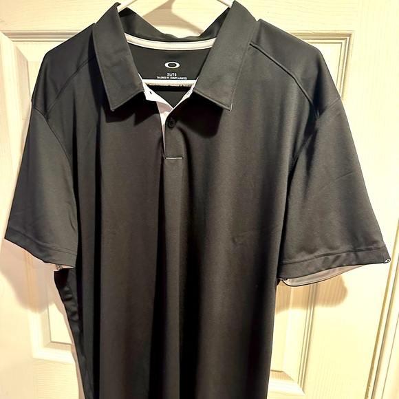 Oakley | Shirts | Oakley Performance Polo Xl Black | Poshmark